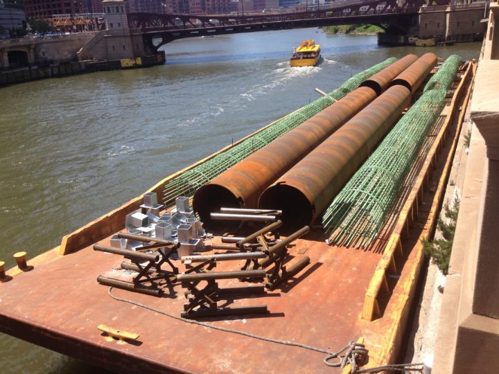 Riverwalk Construction: Assembling the Jetty – Sasaki