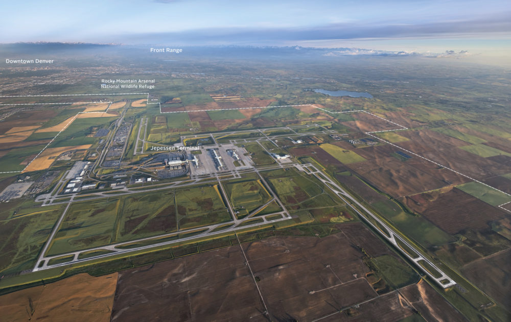 Denver Airport Aerial View 10 Most Popular Destinations From Denver