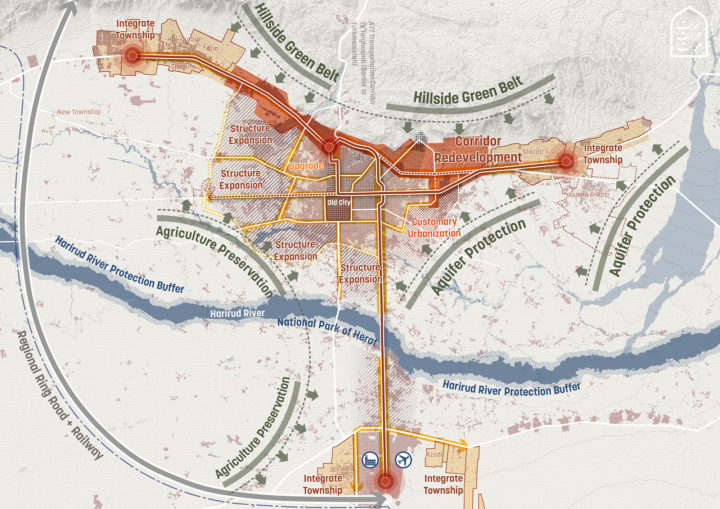 Strategic Development Frameworks for Five Cities in Afghanistan – Sasaki