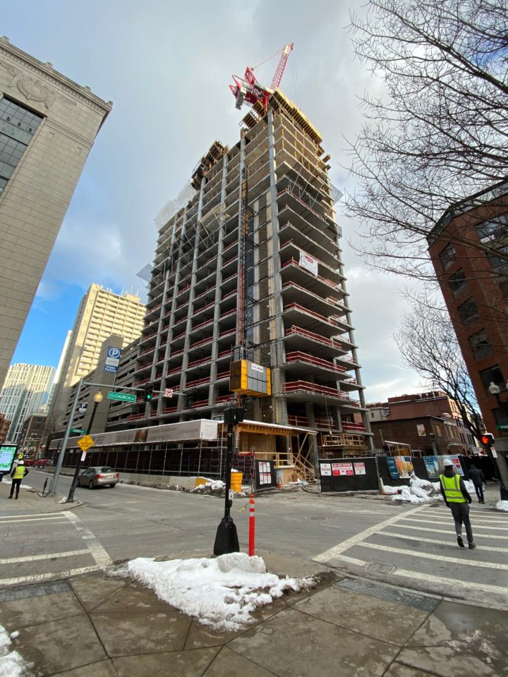 Topping Off at 212 Stuart Street – Sasaki